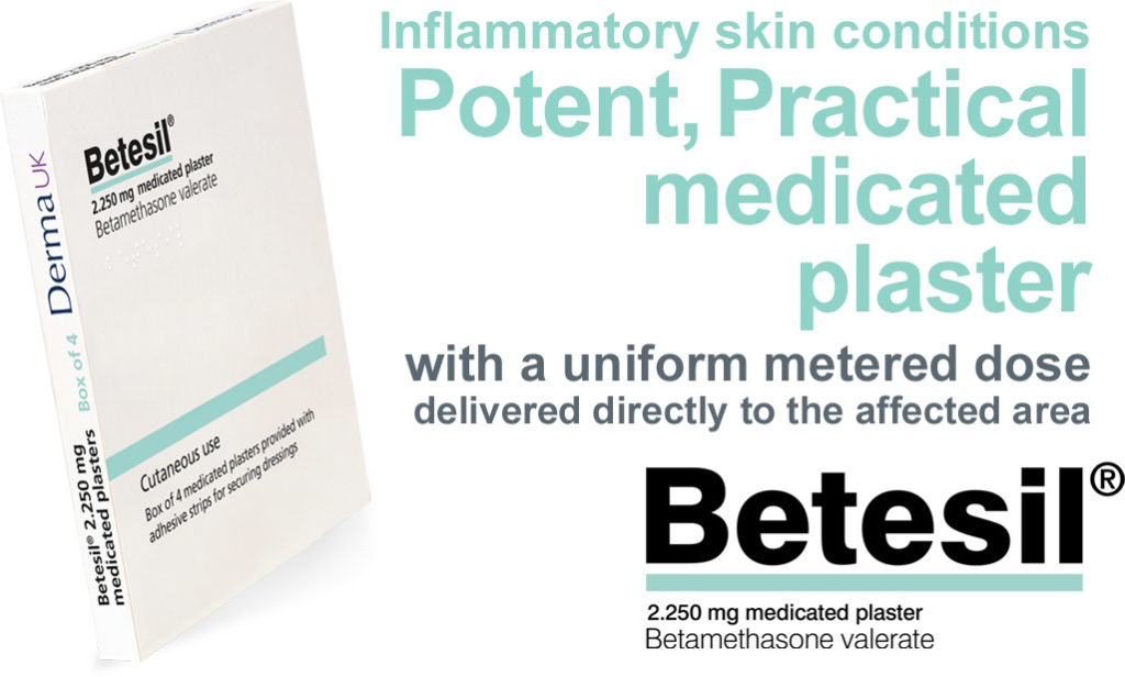 Betesil® 2.250 mg medicated plaster – Derma UK