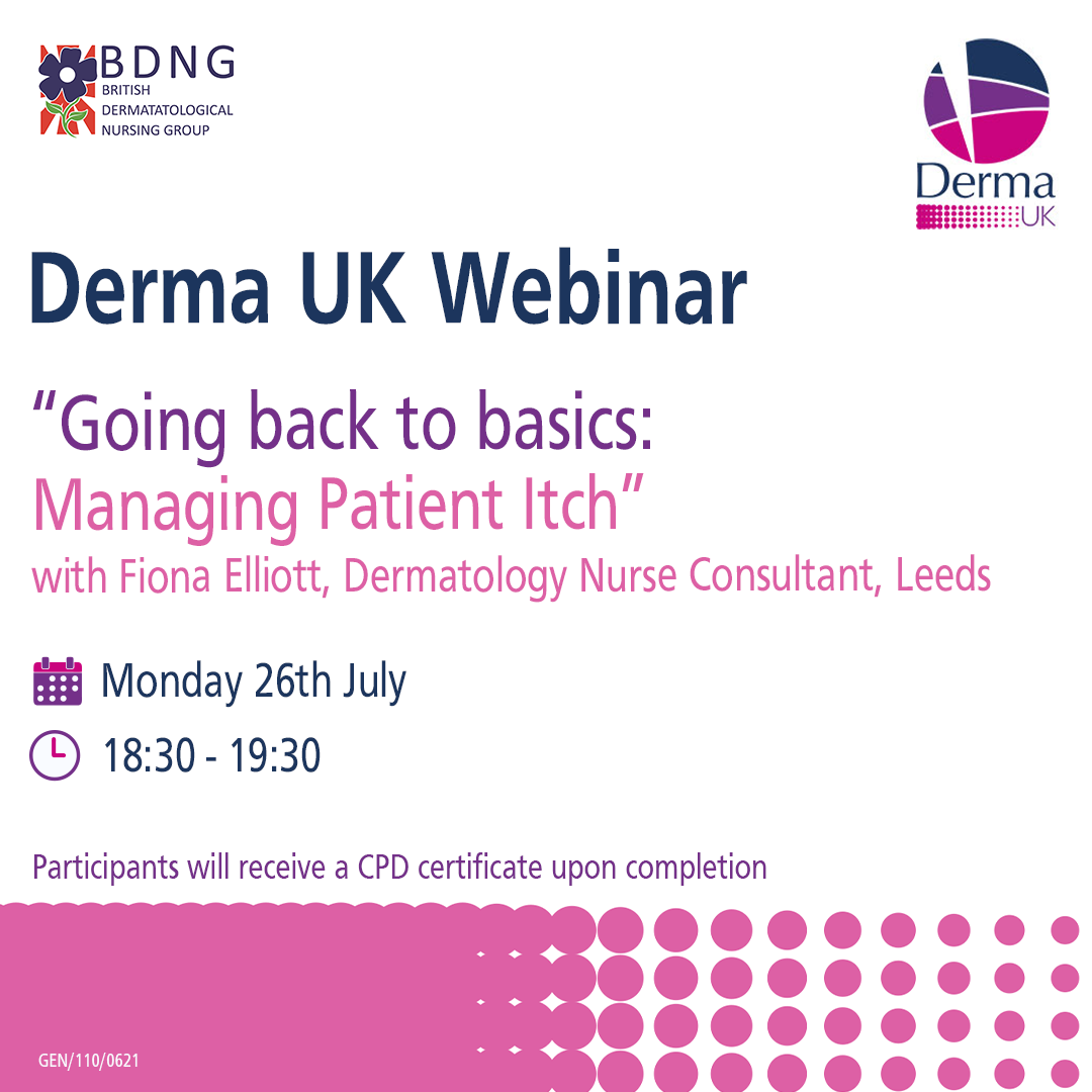 Managing Patient Itch - Derma UK Webinar